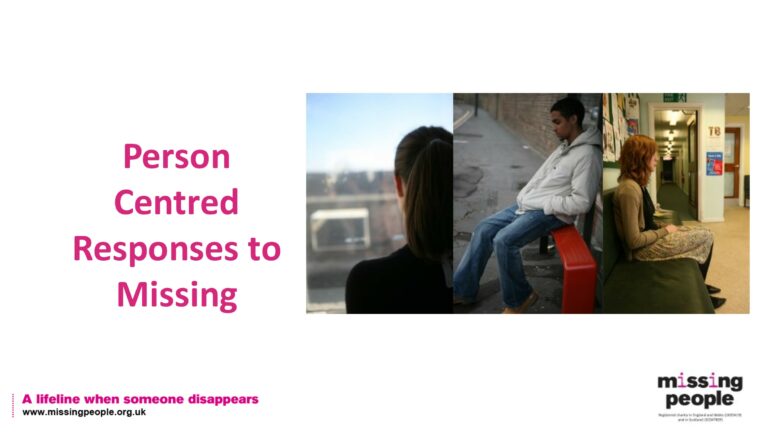 For professionals - Missing People