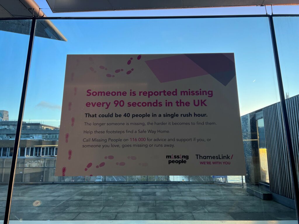 GTR x Missing People Partnership Announcement - Missing People